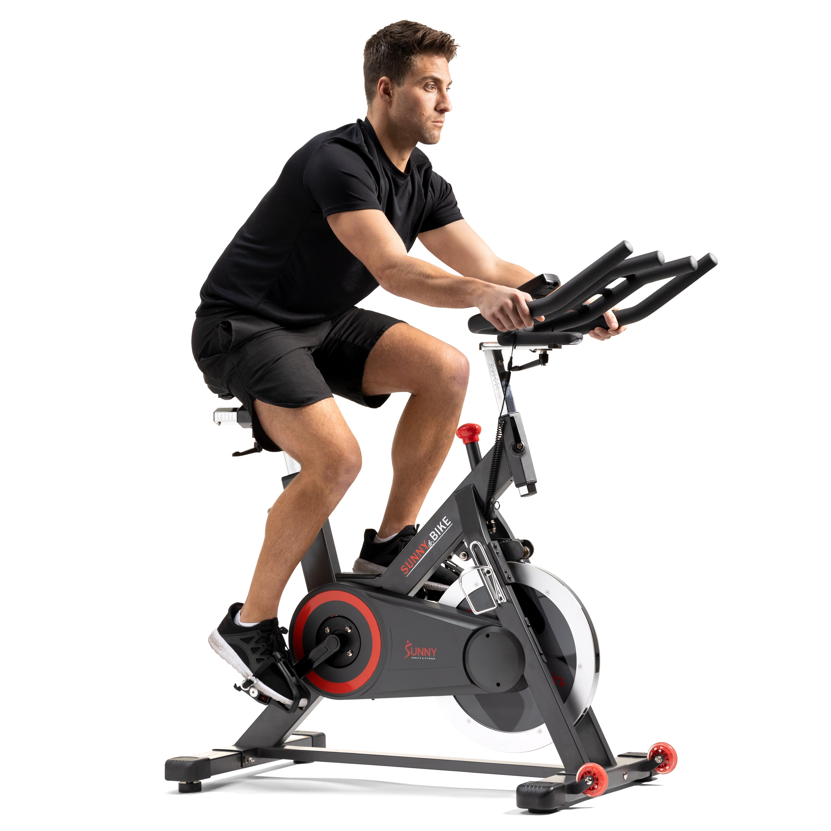 Premium Smart Magnetic Belt Drive Indoor Cycling Exercise Bike with ...