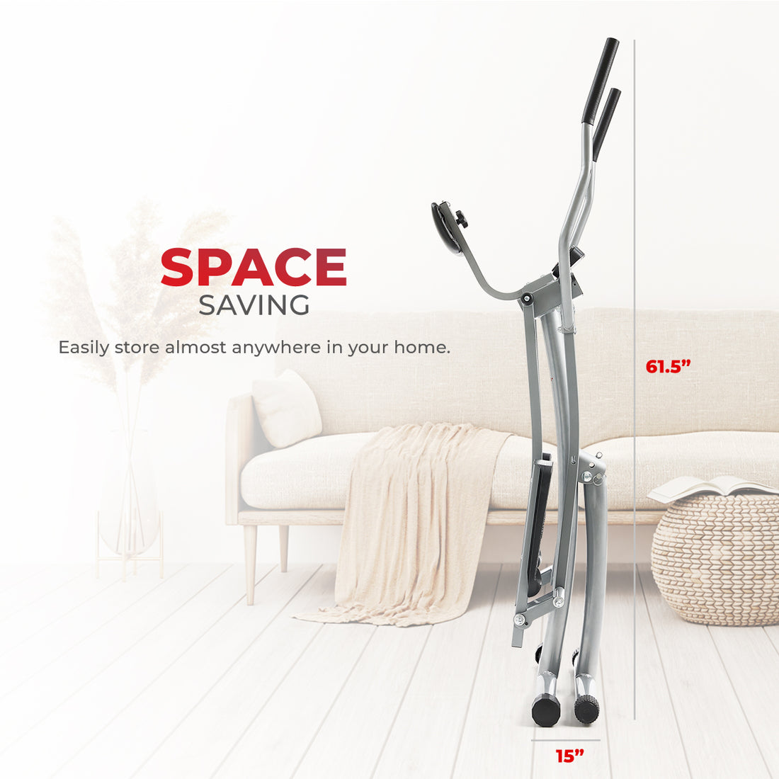 Air Walk Trainer Glider Exercise Machine | Sunny Health & Fitness