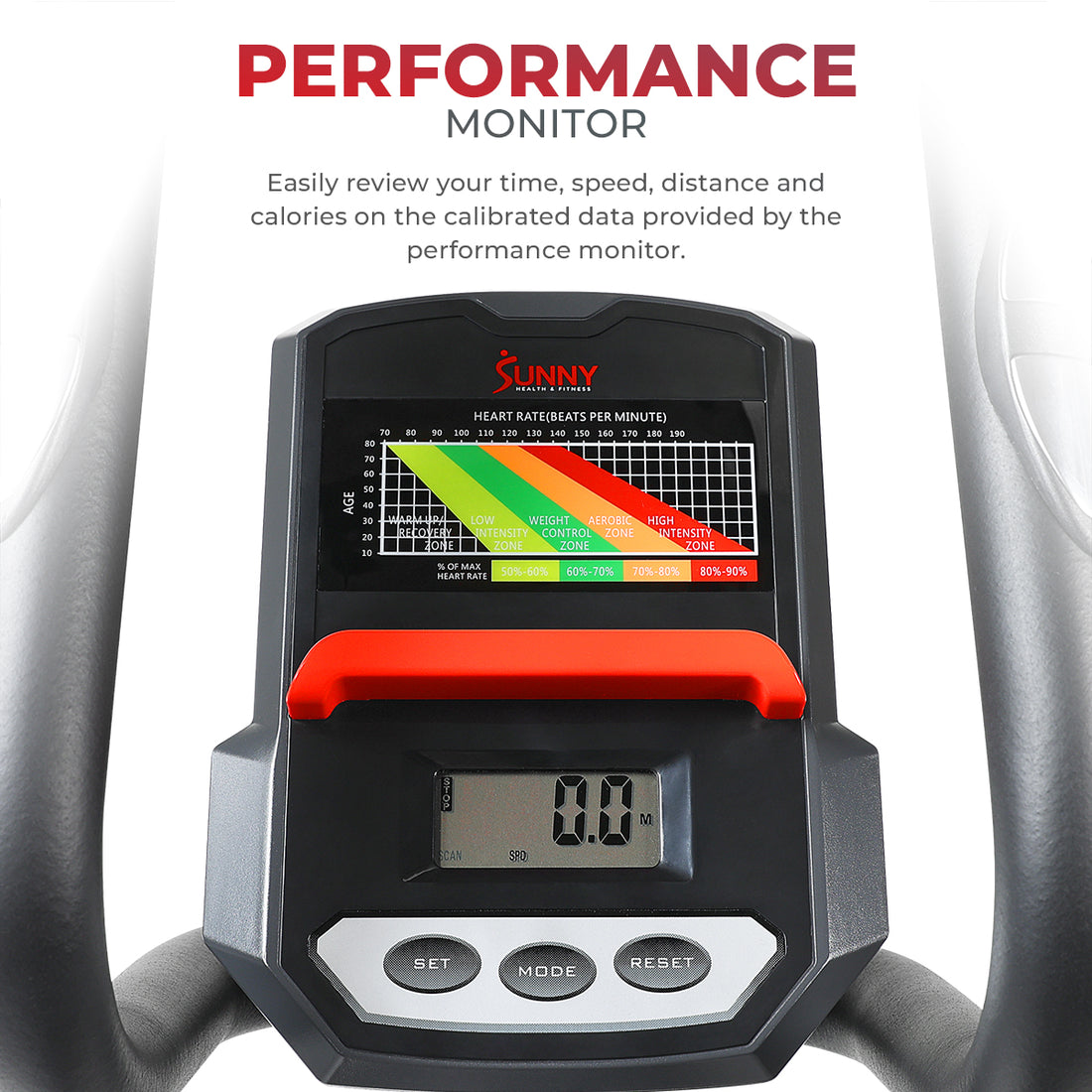 Endurance Series Smart Elliptical Machine | Sunny Health and Fitness