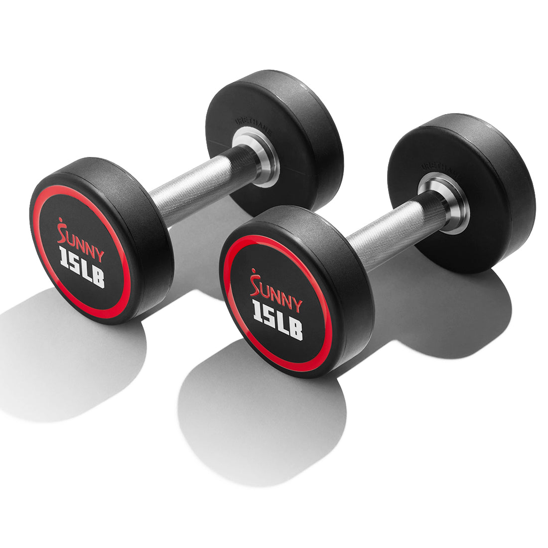 Sunny Strength™ Premium Polyurethane Round Dumbbell 5 - 55LBS | Sunny ...