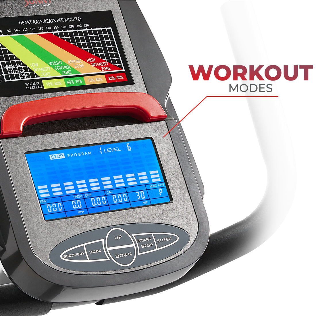 Smart Programmable 16 Levels Electro-Magnetic Resistance Recumbent ...