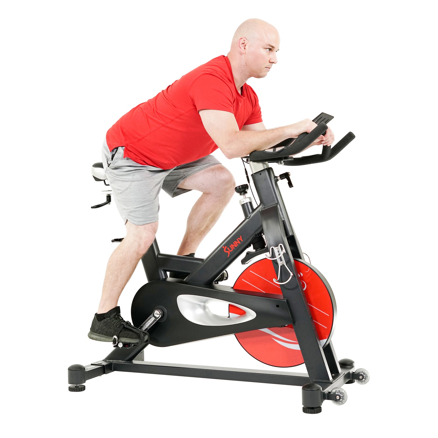 Evolution Pro II Magnetic Indoor Cycle Exercise Bike | Sunny Health ...