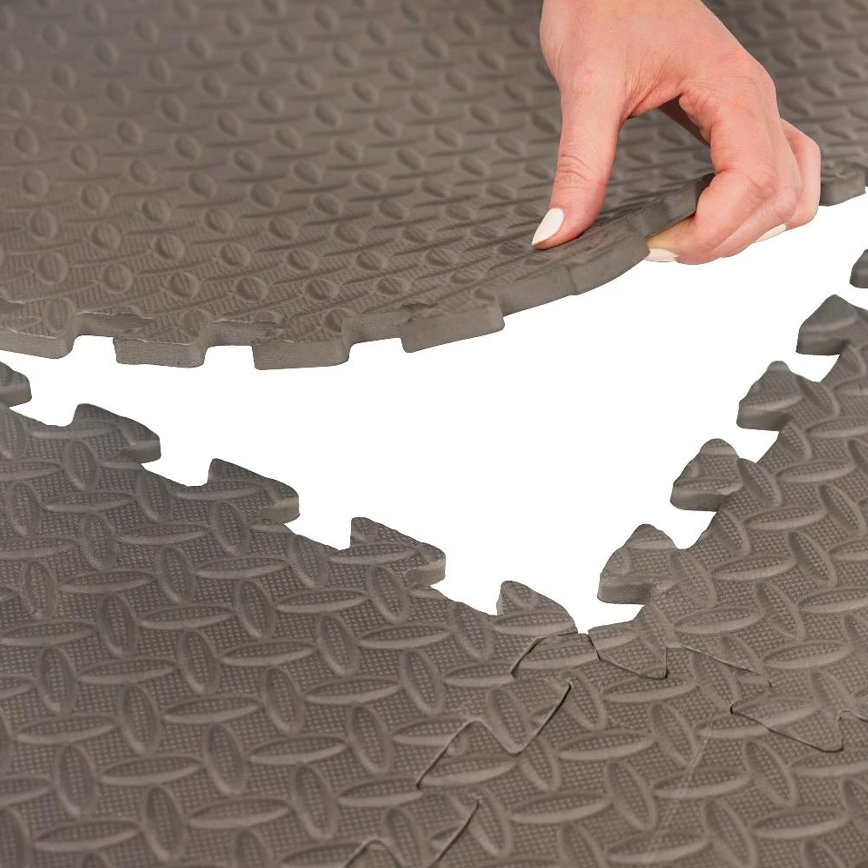 Gym Puzzle Floor Exercise Mat | Sunny Health and Fitness