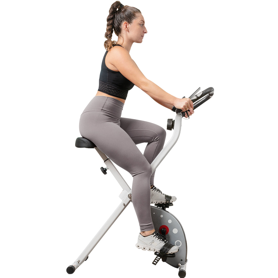 Foldable Exercise Bike Space Saving Stationary Bike | Sunny Health ...
