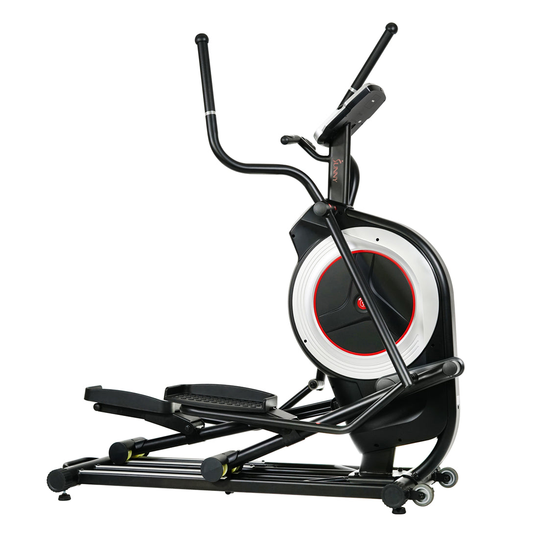 Motorized Elliptical Machine Trainer w/ Heart Rate Monitoring | Sunny ...