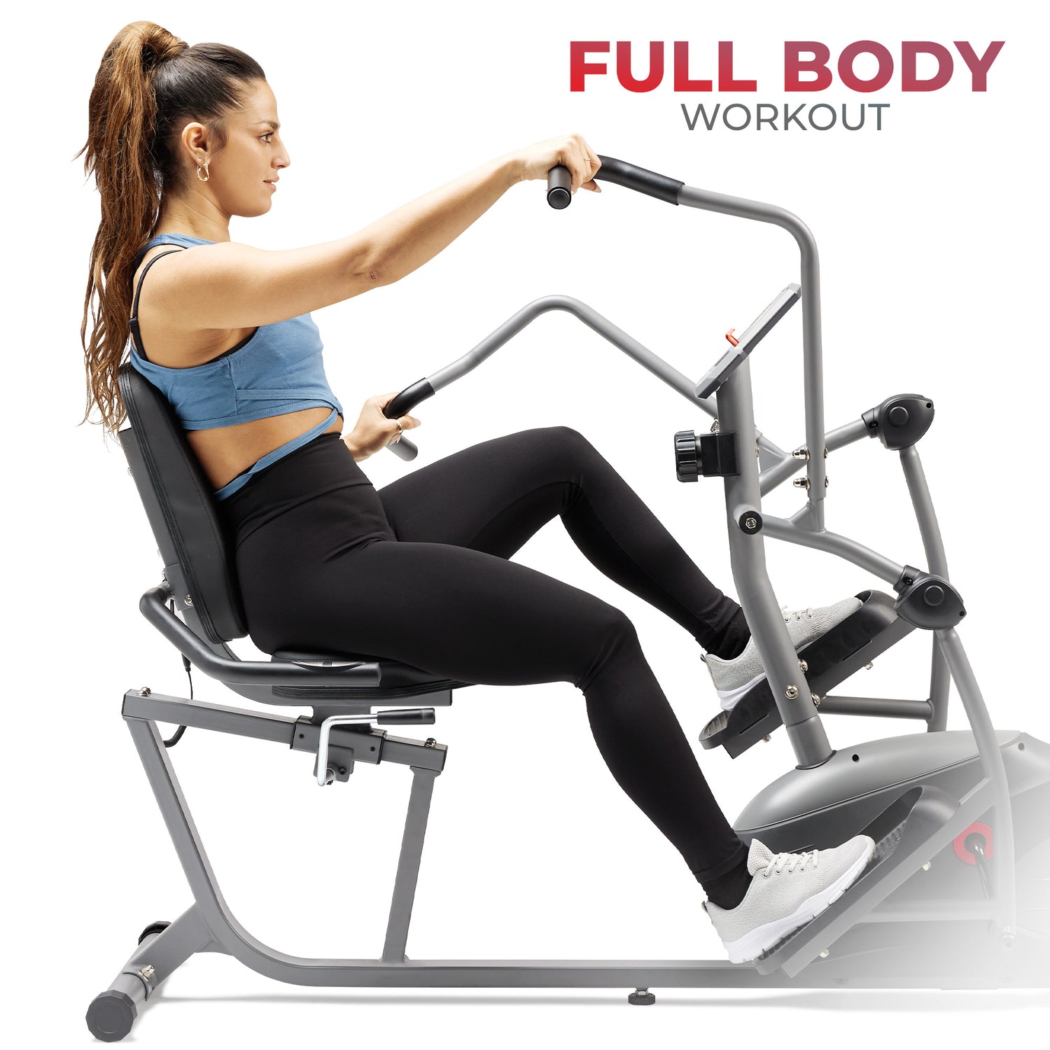 Performance Smart Magnetic Recumbent Elliptical Cross Trainer | Sunny Health & Fitness | Sunny ...