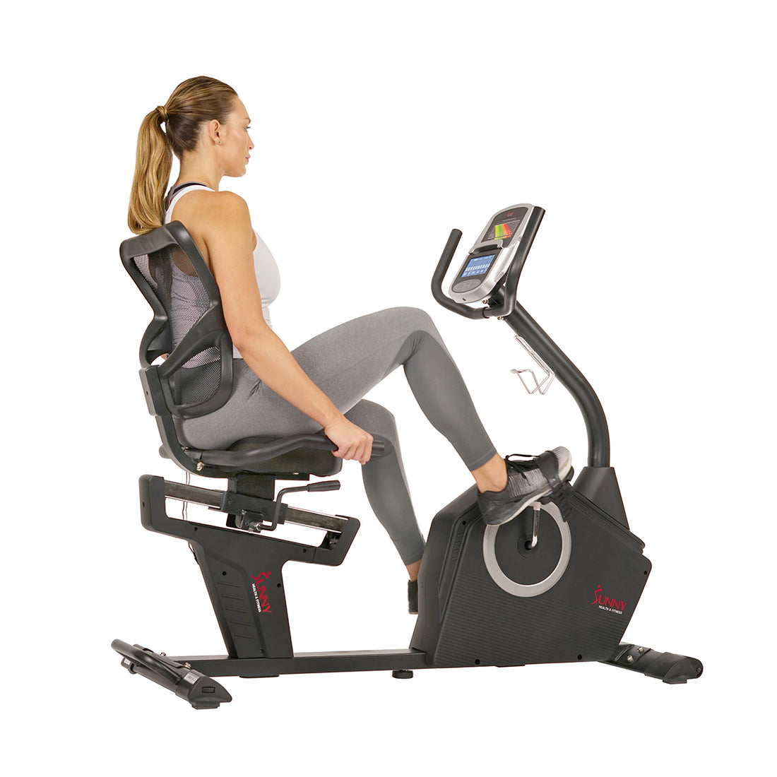 Recumbent Bike w/ Soft Cushion Seat | Sunny Sit Down bike | Sunny ...