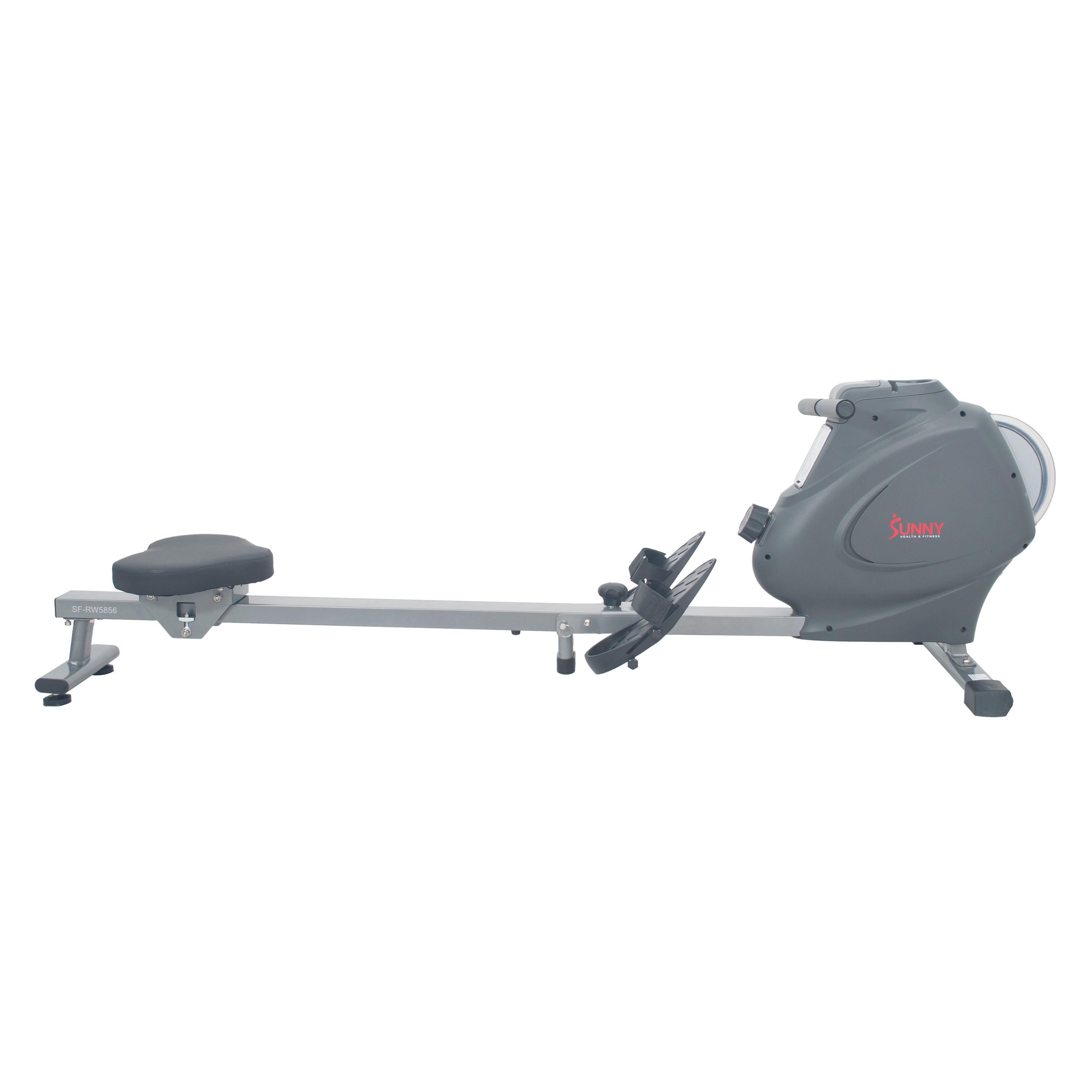 Rowing Machine Magnetic Rower, LCD Monitor w/ Device Holder | Sunny ...