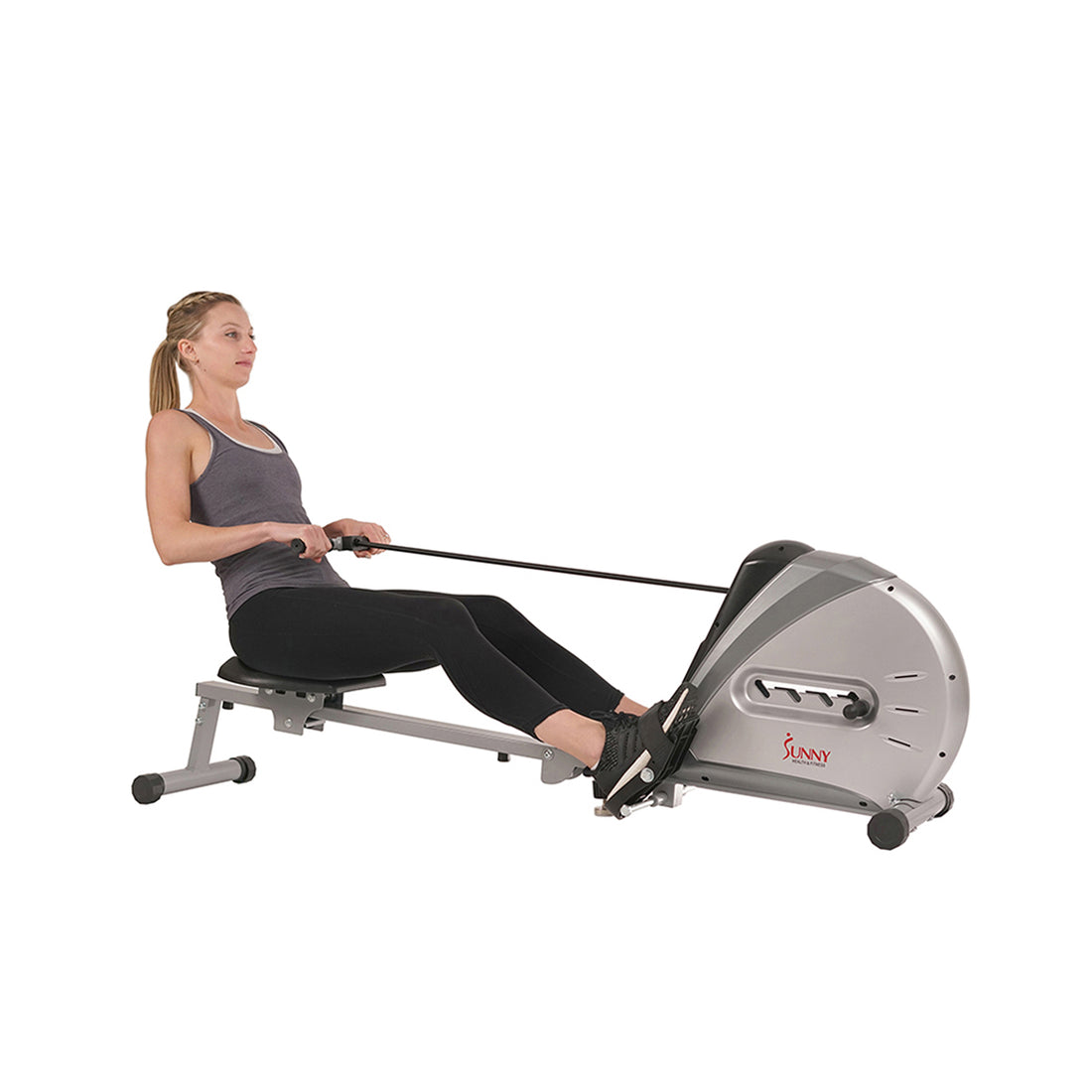 Elastic Cord Rowing Machine Bungee Resistance Rower | Sunny Health ...