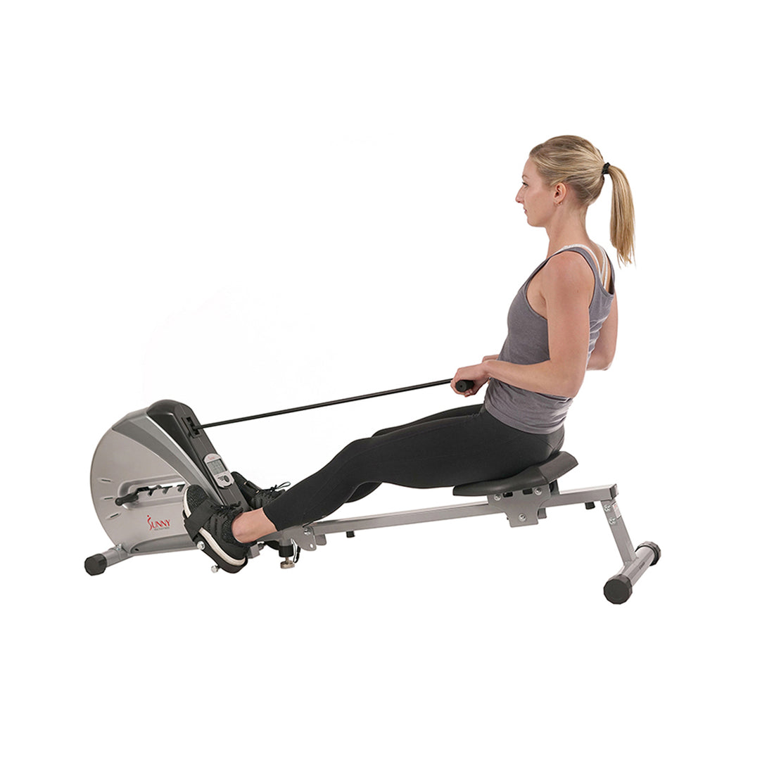 Elastic Cord Rowing Machine Bungee Resistance Rower | Sunny Health ...