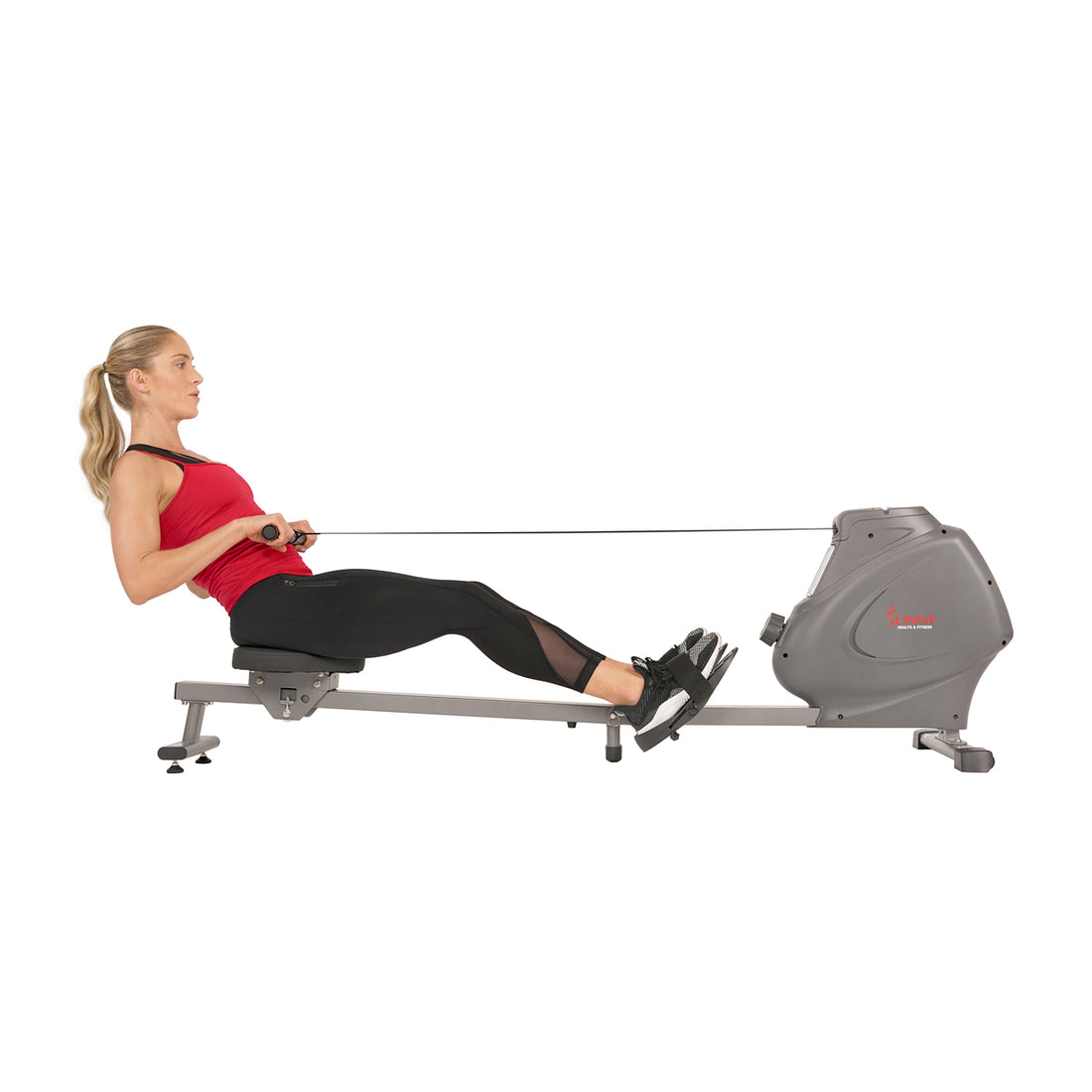 Magnetic Rowing Machine Synergy Power Motion Rower | Sunny Health & Fitness