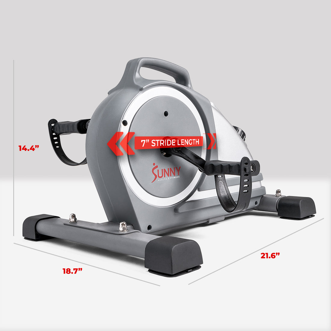 Mini Exercise Magnetic Pedal Cycle Bike | Sunny Health & Fitness