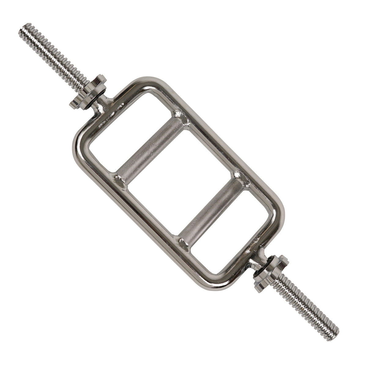 24'' Triceps Bar Weight Solid Chrome w/ Star Lock Collars | Sunny ...