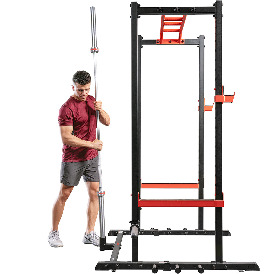 Vertical Olympic Barbell Holder - Sunny Strength® Power Rack Attachmen ...