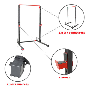 Essential Power Stand Squat Rack | Sunny Health & Fitness | Sunny ...