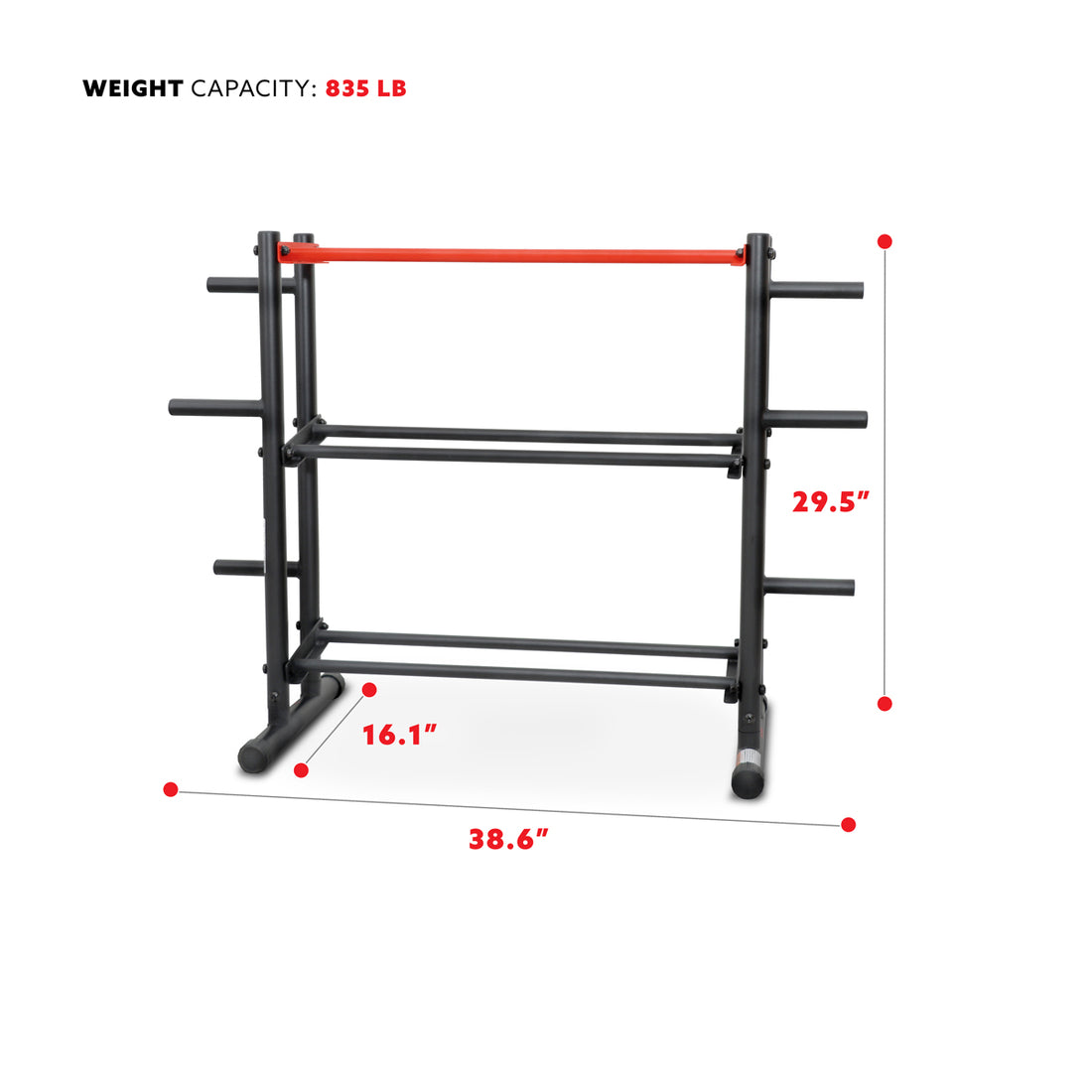 Sunny Strength™ Multi-Weight Storage Rack Stand | Sunny Health and Fitness