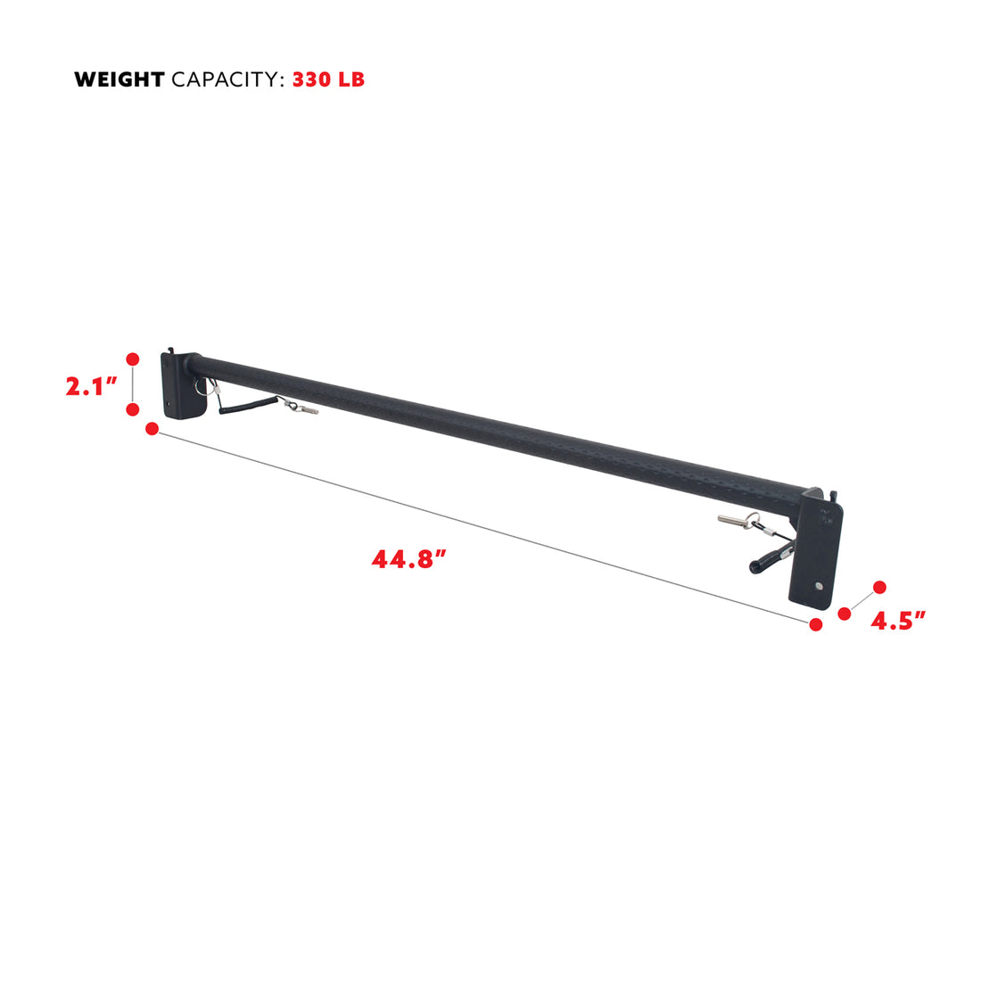 Adjustable Pull Up Bar Attachment for Power Racks and Cages | Sunny ...