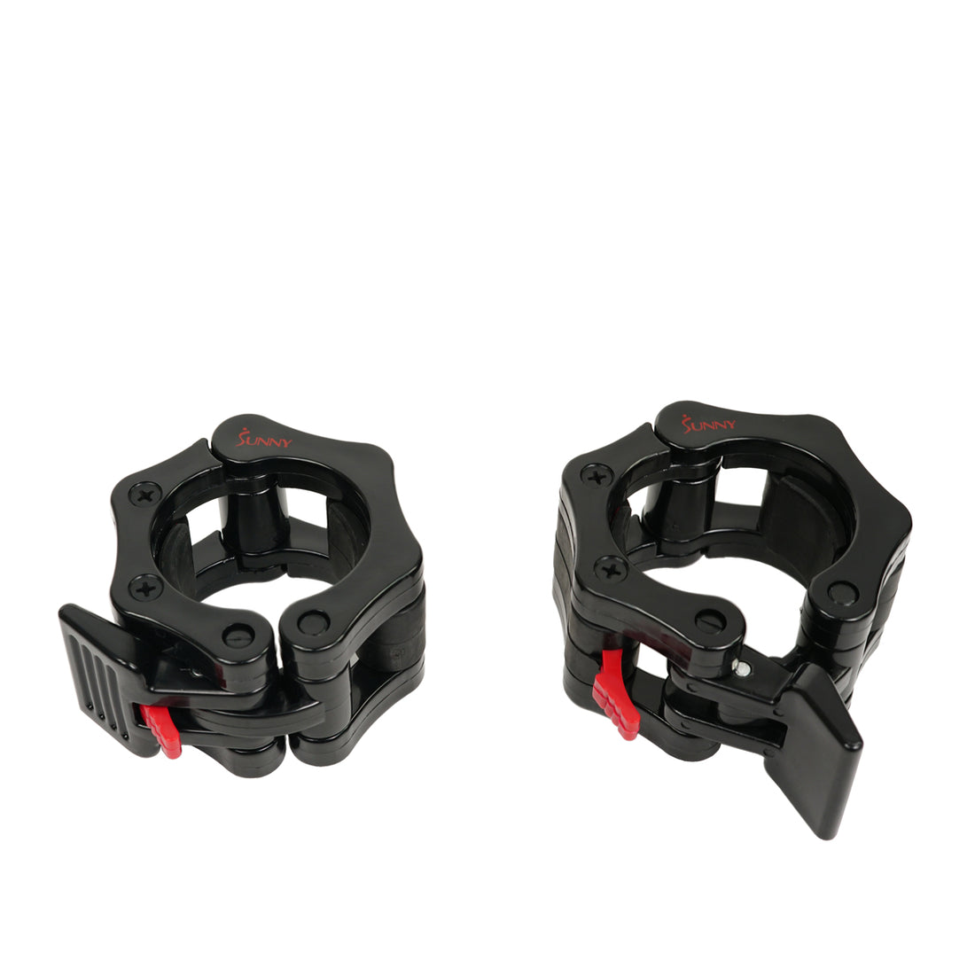 Barbell Lock Collar Clamp for Olympic Barbells | Sunny Health & Fitness ...