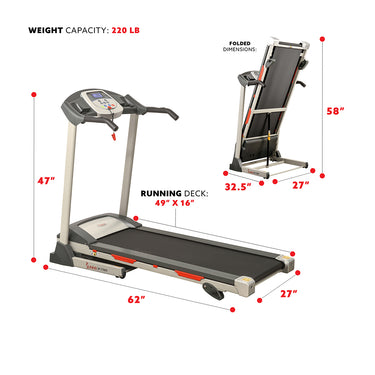 Motorized Treadmill Electronic Running Machine w/ Manual Incline ...