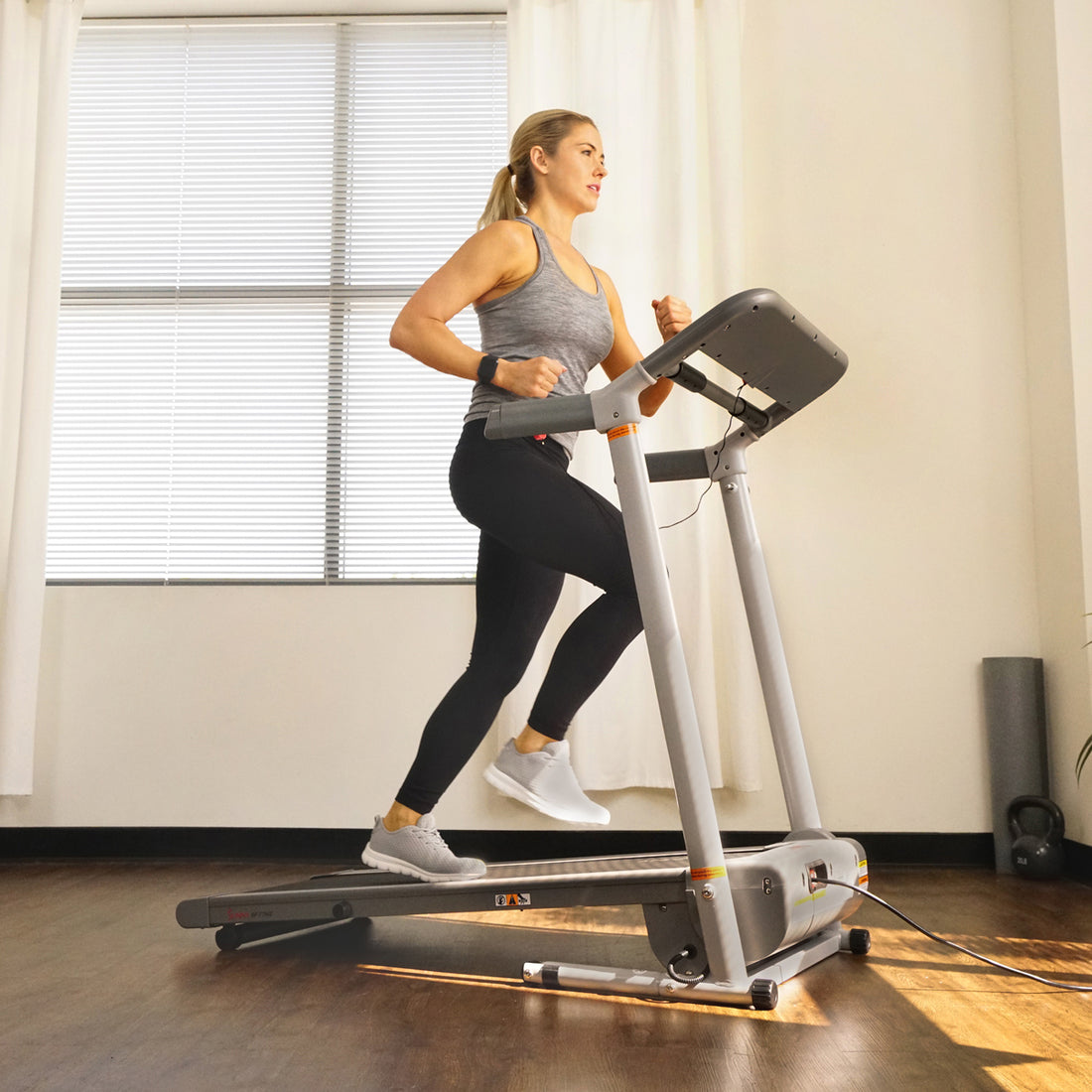 Light Weight Compact Treadmill | Sunny Health and Fitness | Sunny ...