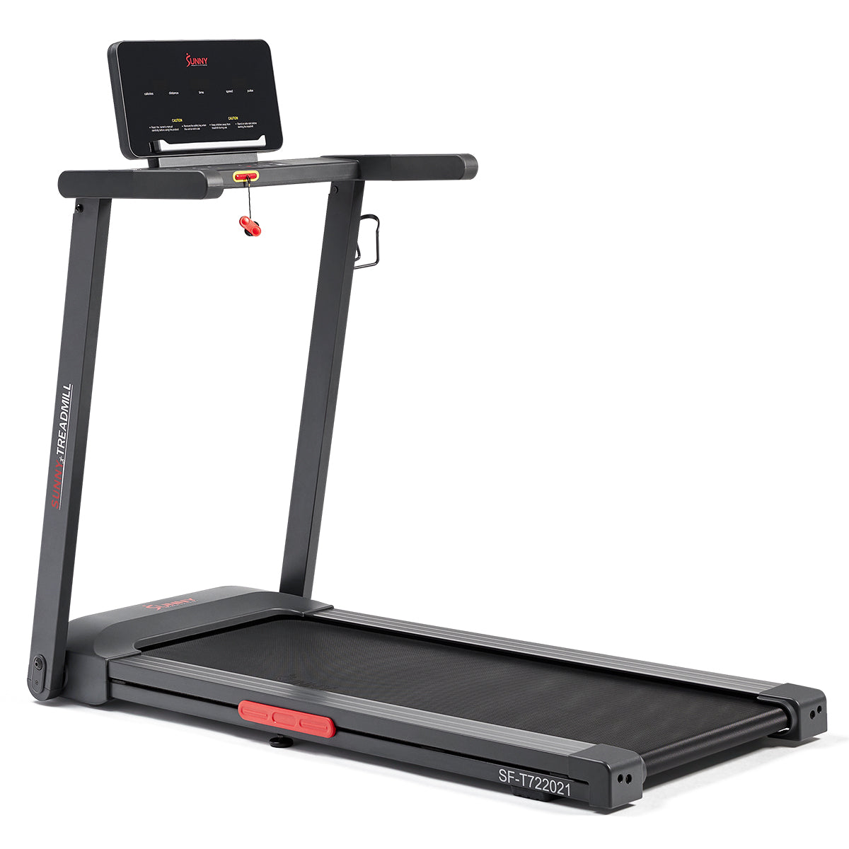 Slim Interactive Smart Foldable Treadmill | Sunny Health & Fitness ...