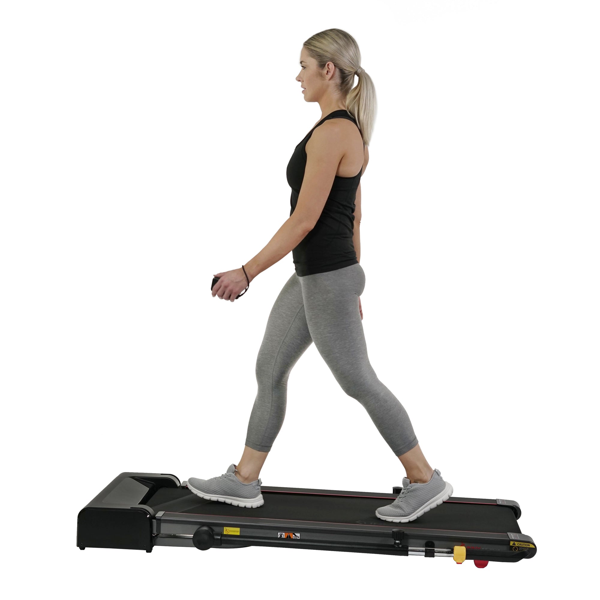 Slim Folding Treadmill Trekpad with Moving Arms Exercisers | Sunny ...
