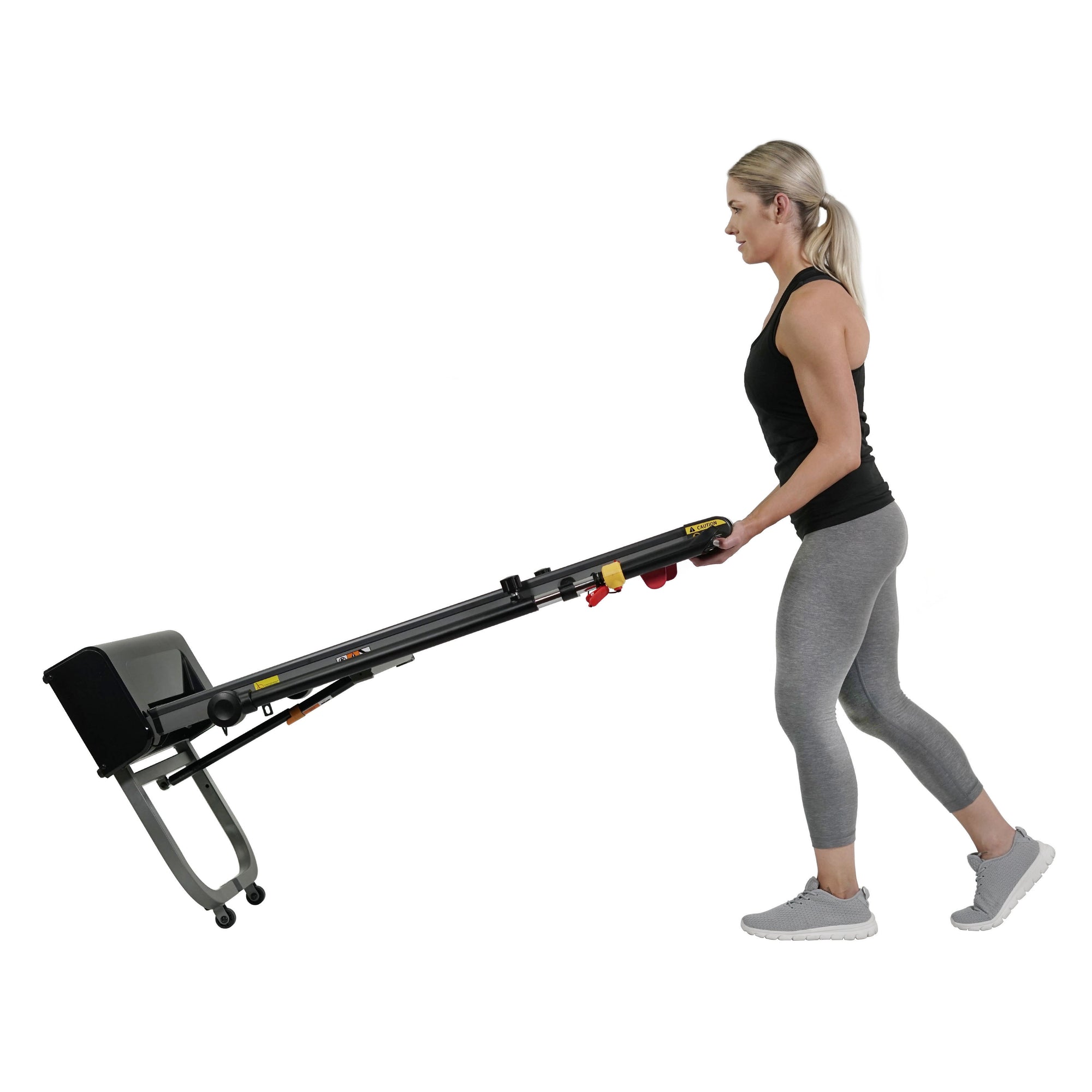 Slim Folding Treadmill Trekpad with Moving Arms Exercisers | Sunny ...