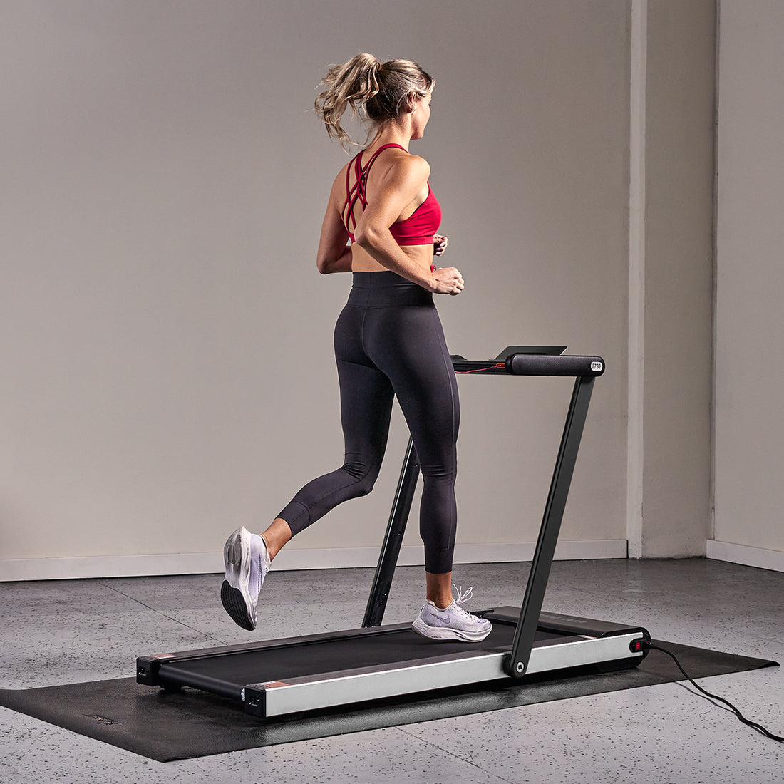Space Saving Treadmill | Motorized Asuna Treadmill w/ Speaker | Sunny ...